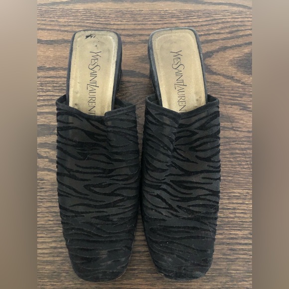 Yves Saint Laurent | Shoes | Vintage Yves Saint Laurent Mules | Poshmark